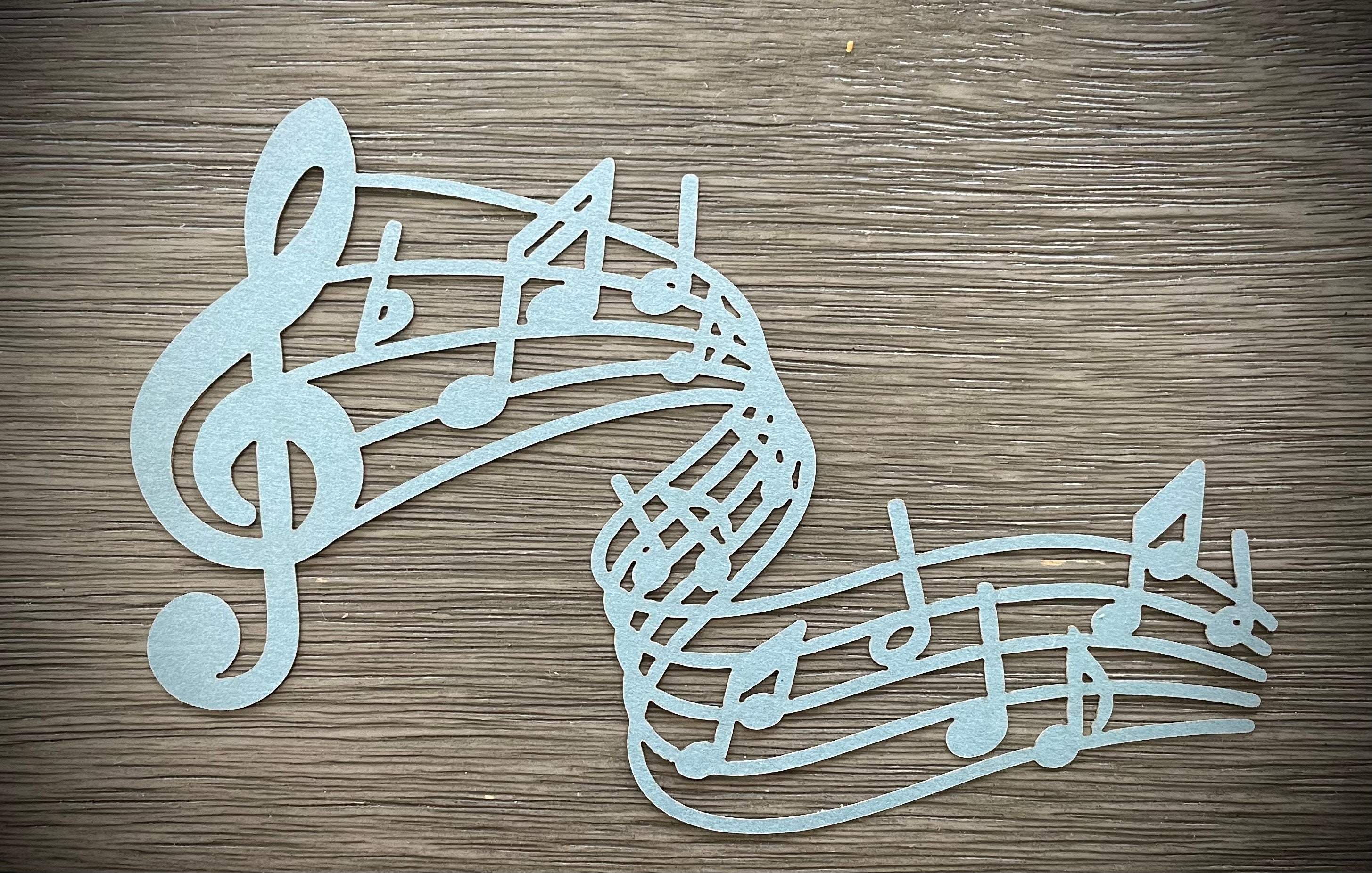 Music Notes 001 SVG PNG for Cutting Cricut Cardmaking Diecut - Etsy