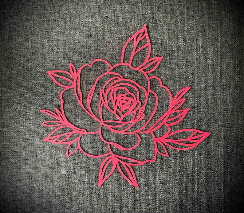 001 Rose SVG PNG Doilies for Cutting Diecut Cricut - Etsy