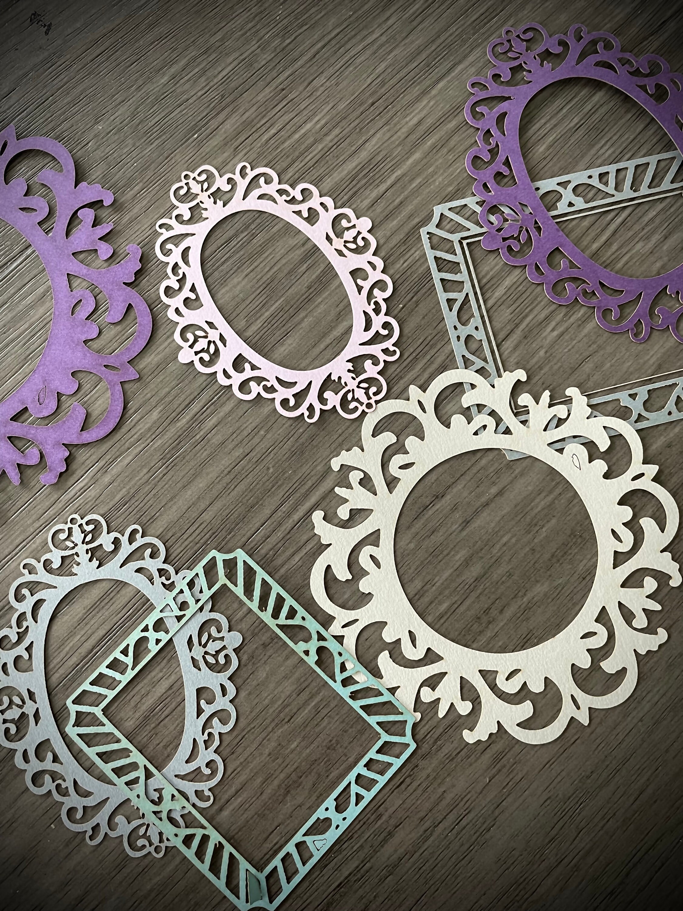 Picture Frame Die Cuts Mixed Pack of of Die Cuts 25 Pieces - Etsy