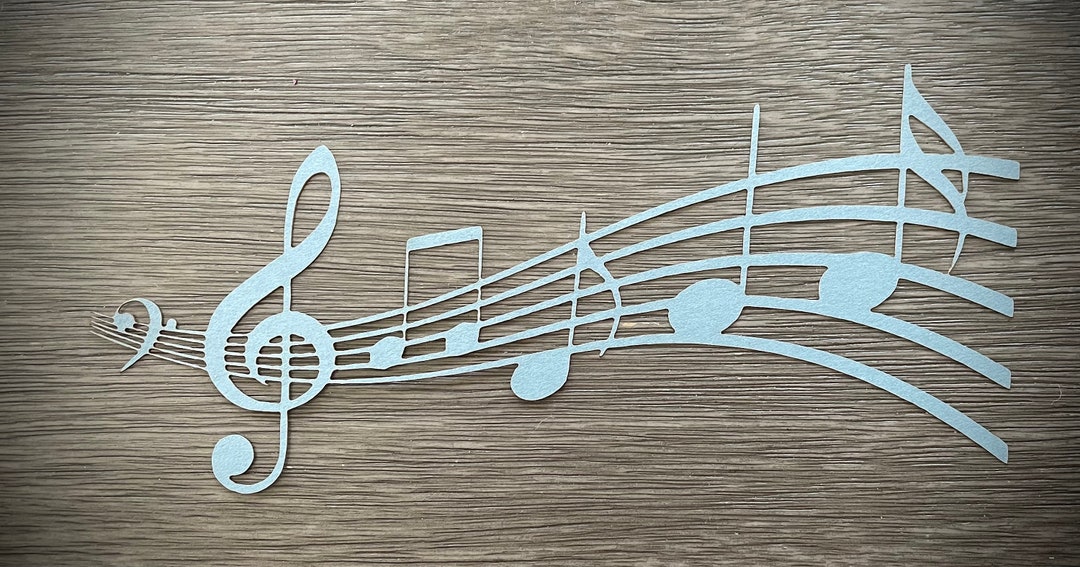 Music Notes 002 SVG PNG for Cutting Cricut Cardmaking Diecut - Etsy