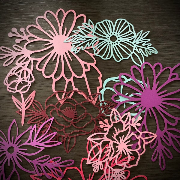 Flower Die Cuts - Etsy