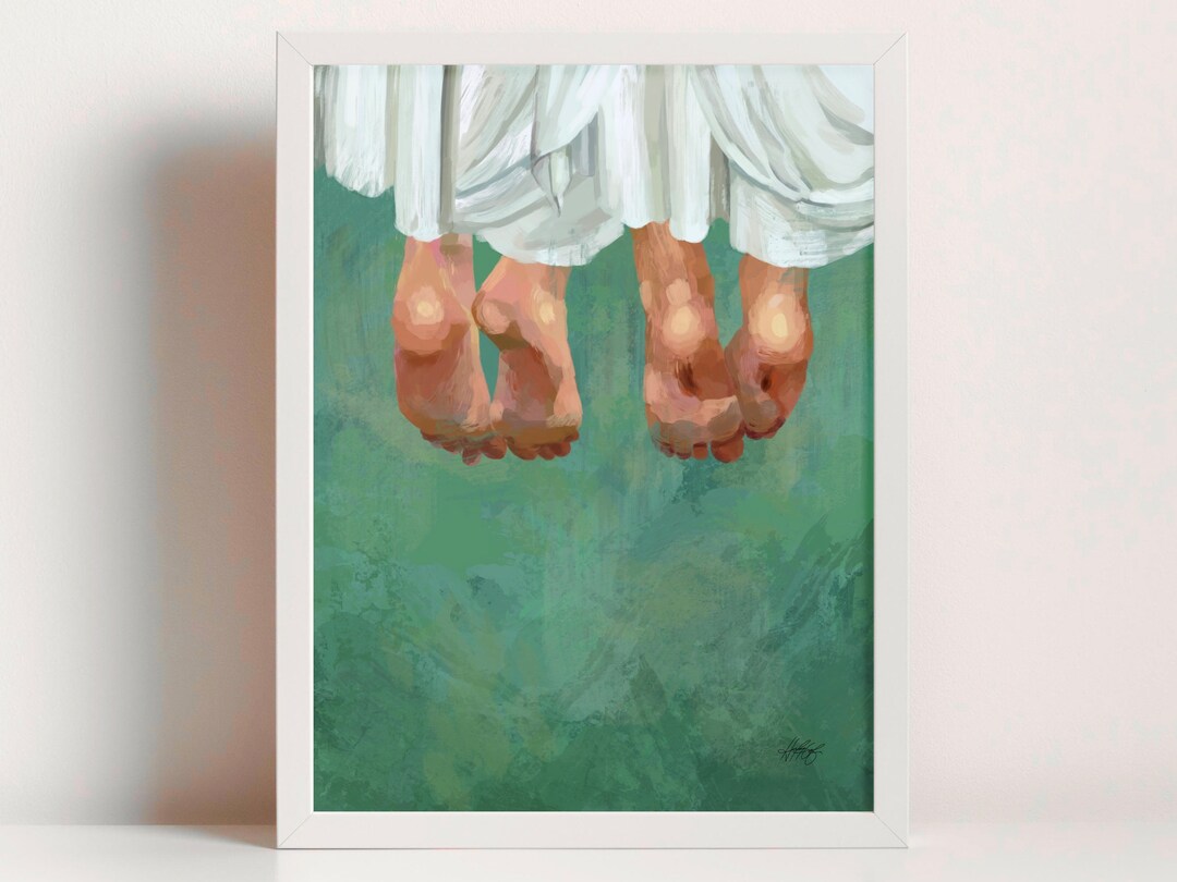 The Father and the Son, Modern LDS Art Print, God and Jesus Fine Art ...