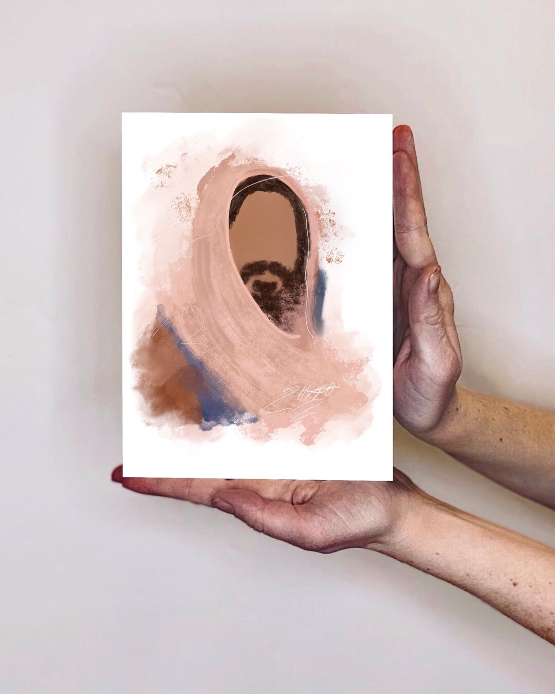 DIGITAL DOWNLOAD: Christ, Modern LDS Art Print, Painting of Jesus ...