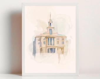 DIGITAL DOWNLOAD: Christus Modern LDS Art Print Painting of - Etsy