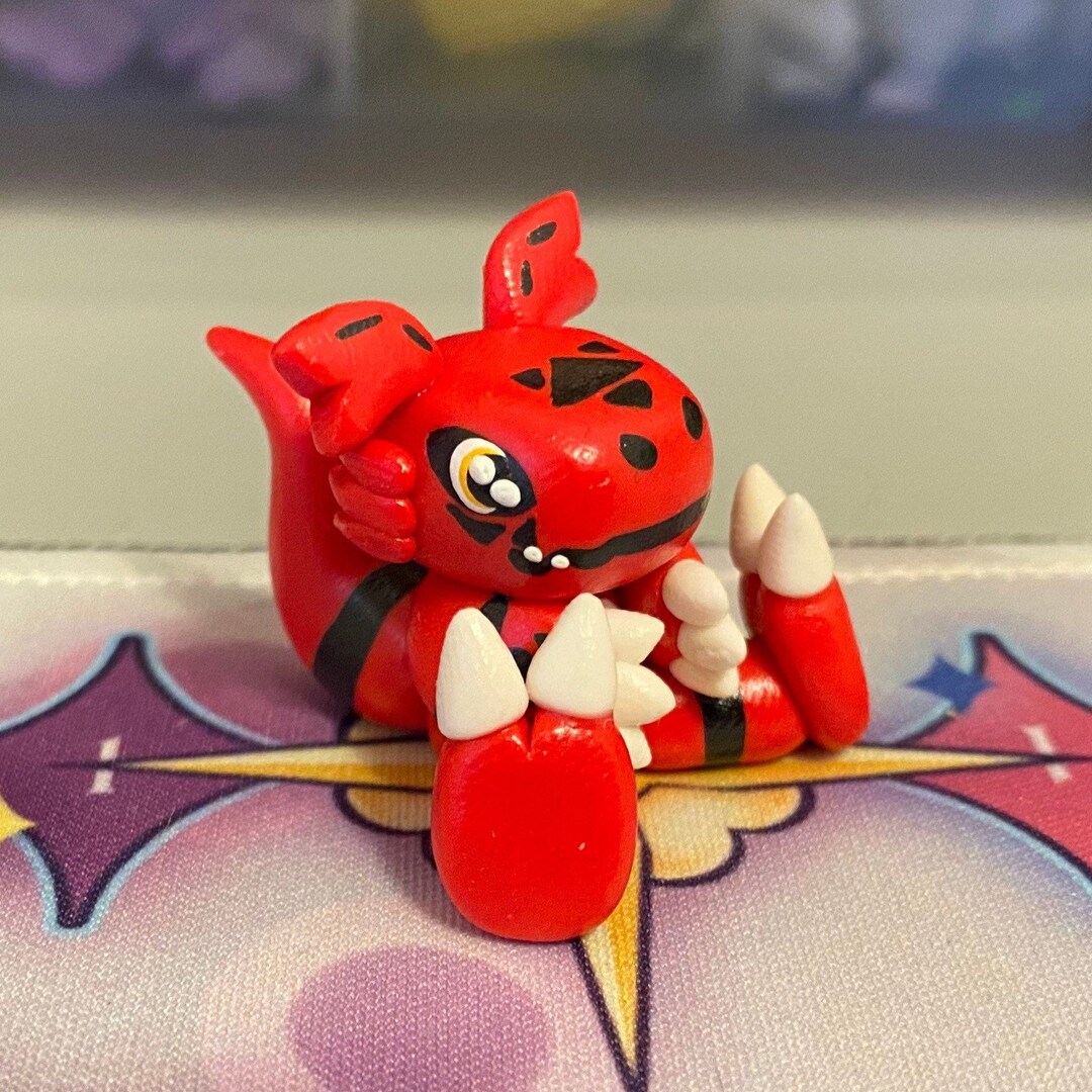 Guilmon Digimon TCG Memory Marker/counter - Etsy