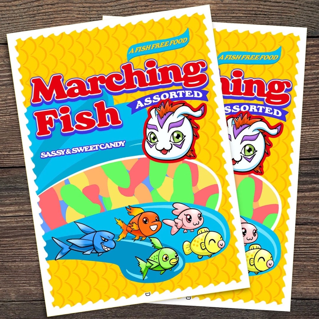 PRE ORDER Marching Fish Gomamon Digimon TCG Sleeves - Etsy