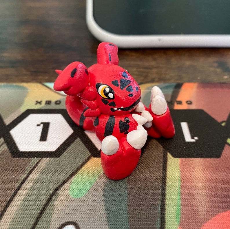 Guilmon Digimon TCG Memory Marker/counter - Etsy