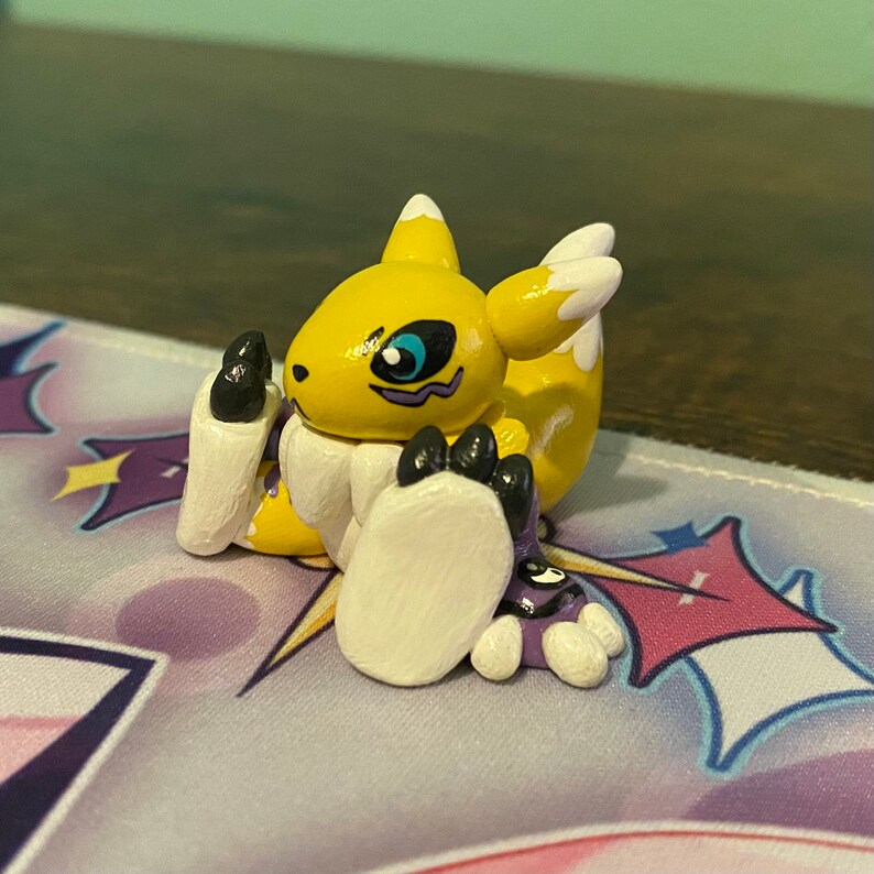 Renamon Digimon TCG Memory Marker/counter - Etsy