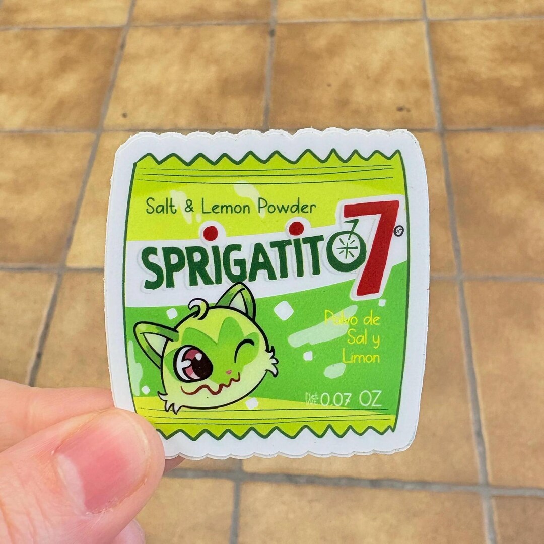 Gato Salt and Lemon Candy Vinyl Sticker! *waterproof* - Etsy