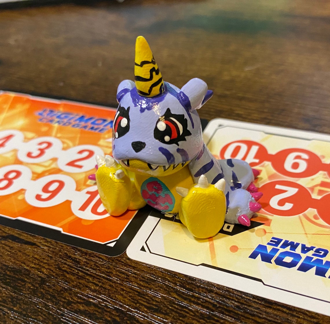 Gabumon Digimon TCG Memory Marker/counter | Etsy