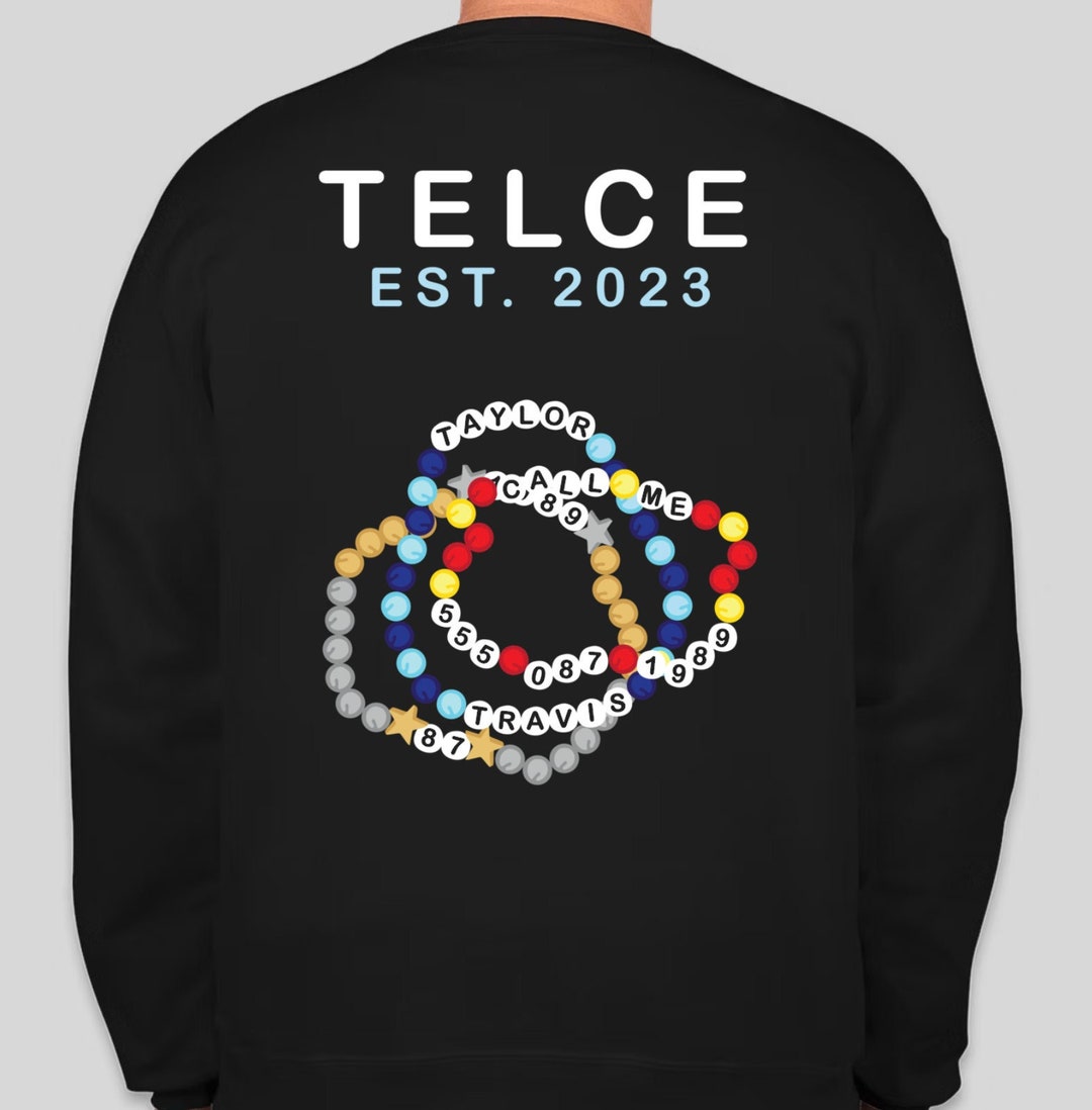 EMBROIDERED Taylor Swift and Travis Kelce Crewneck Taylor - Etsy