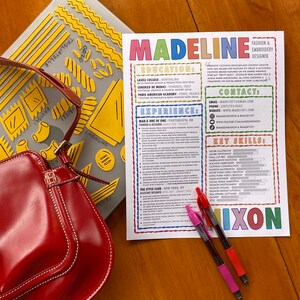 Colorful Resume Template -- Creative Resume Template Teacher Resume ...