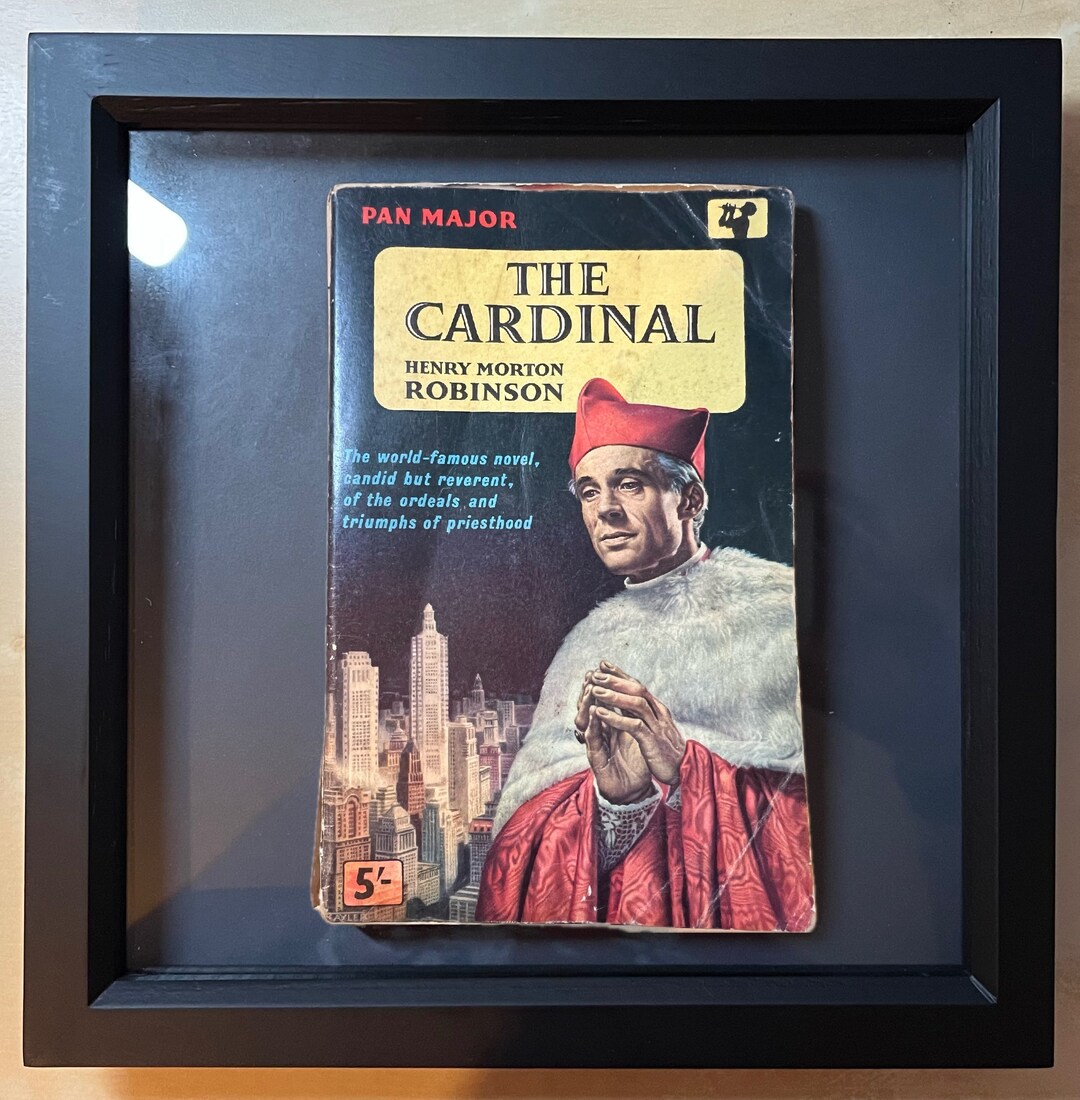 Floating Vintage Book Cover Shadow Frame Artwork Unique Modern Art Gift ...