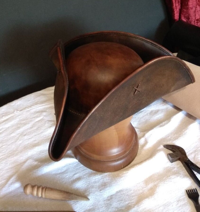 Leather Tricorn Hat Pattern