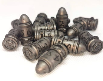 Dnd Bullet Dice - Etsy UK