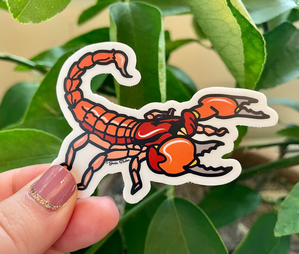 Scorpion Sticker - Vinyl Sticker - Scorpio - Weatherproof Sticker - 3 ...