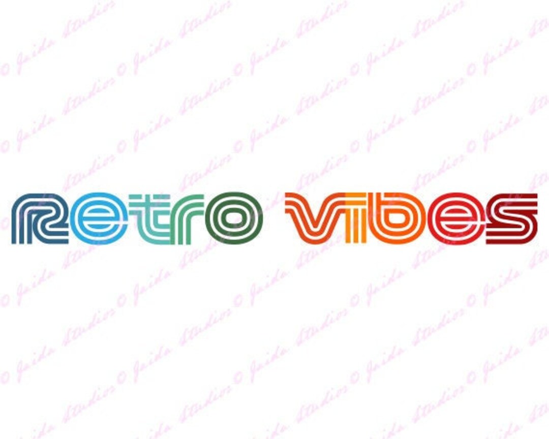 Retro Vibes - SVG/PNG File - Digital Download - Etsy