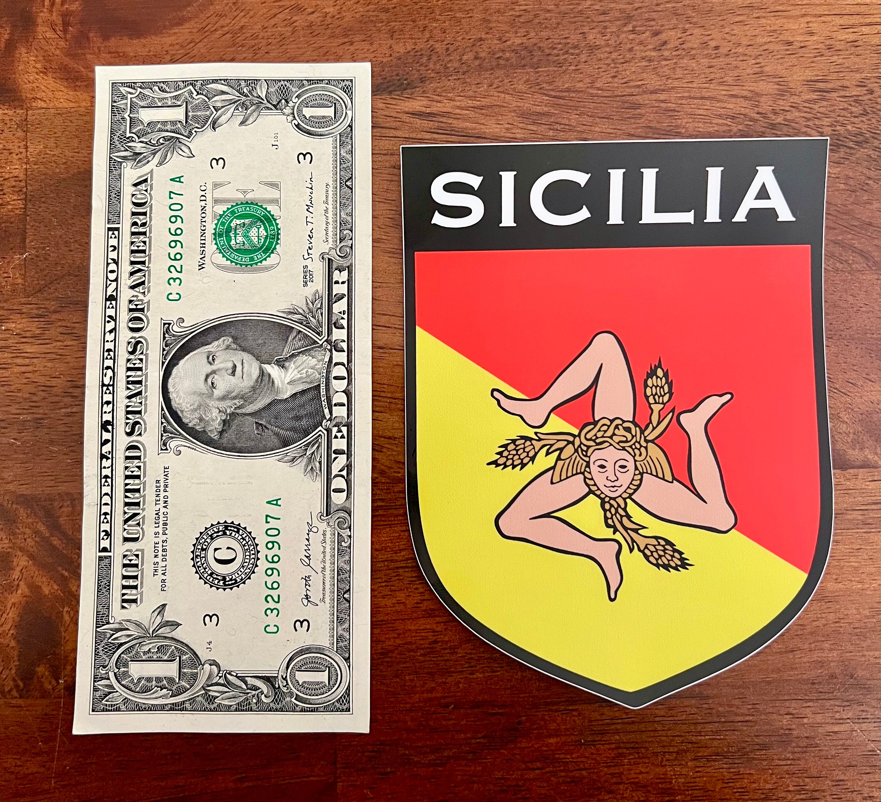 Bumper Sticker Sicilia Sicilian Trinacria Sicily - Etsy