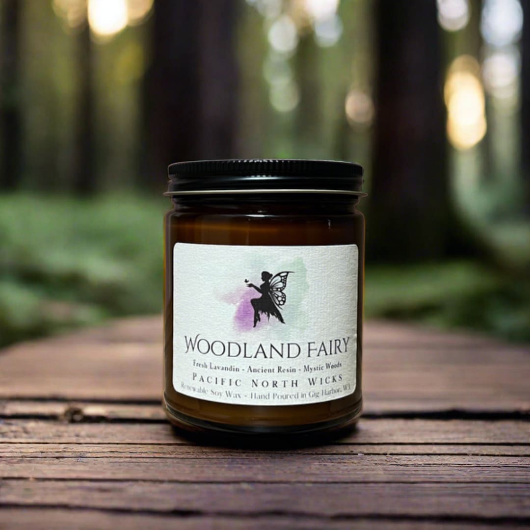 Woodland Fairy Candle, Enchanted Forest, Woodsy Candle, Mystical Forest ...