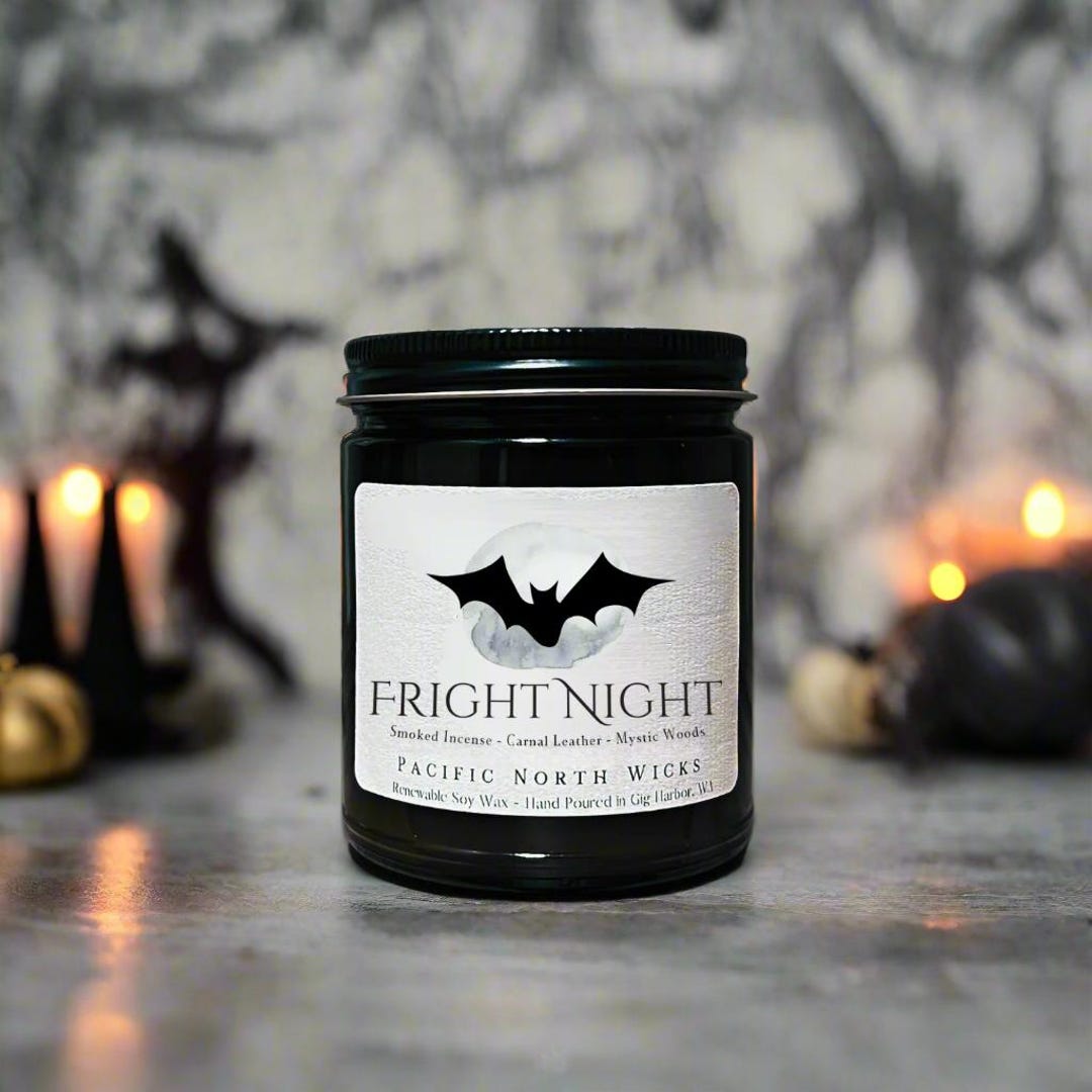 Fright Night Candle, Halloween Candle, Halloween Decor, Spooky Scent ...