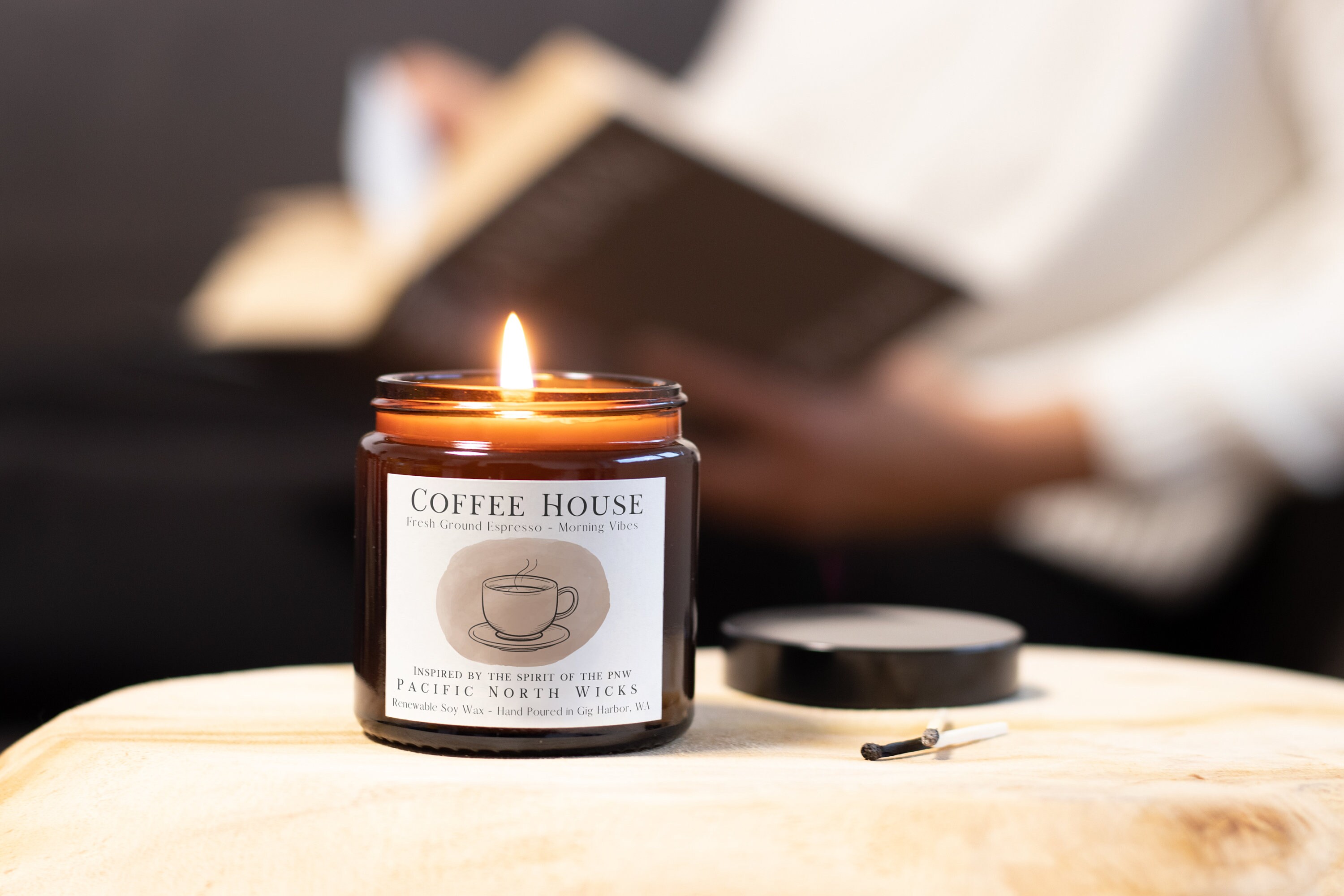 Coffee House Candle, Fresh Coffee, Espresso, Coffee Scented Candle ...