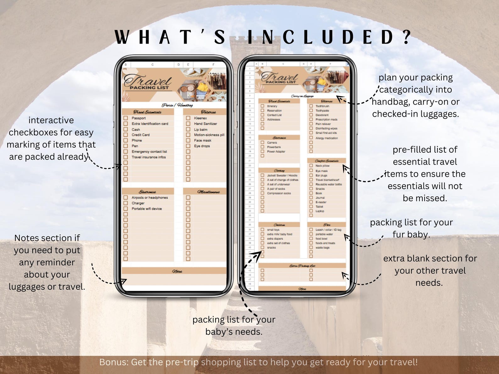 Packing Checklist, Spreadsheet Packing List , Packing List Google ...
