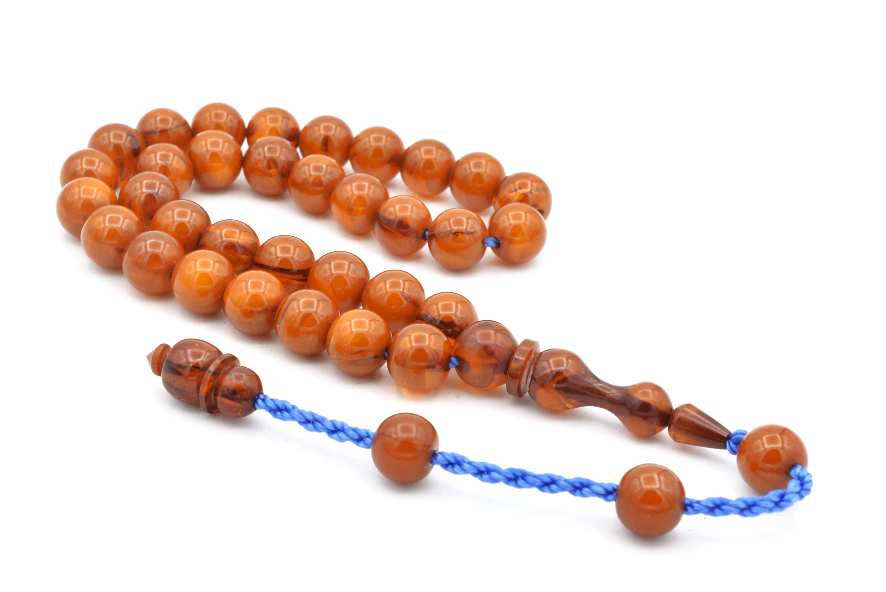 Moire Tightening Amber Tasbih 33 Beads Islamic Misbaha - Etsy