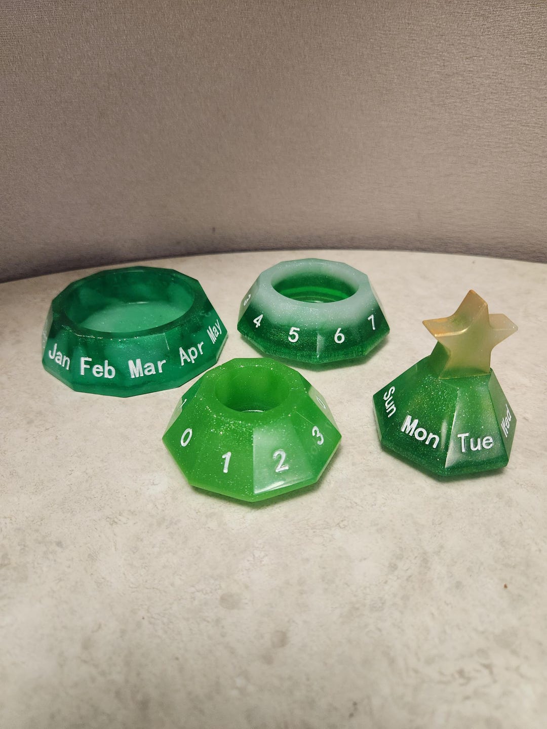 Tree Shaped Resin Infinit Calendar - Etsy