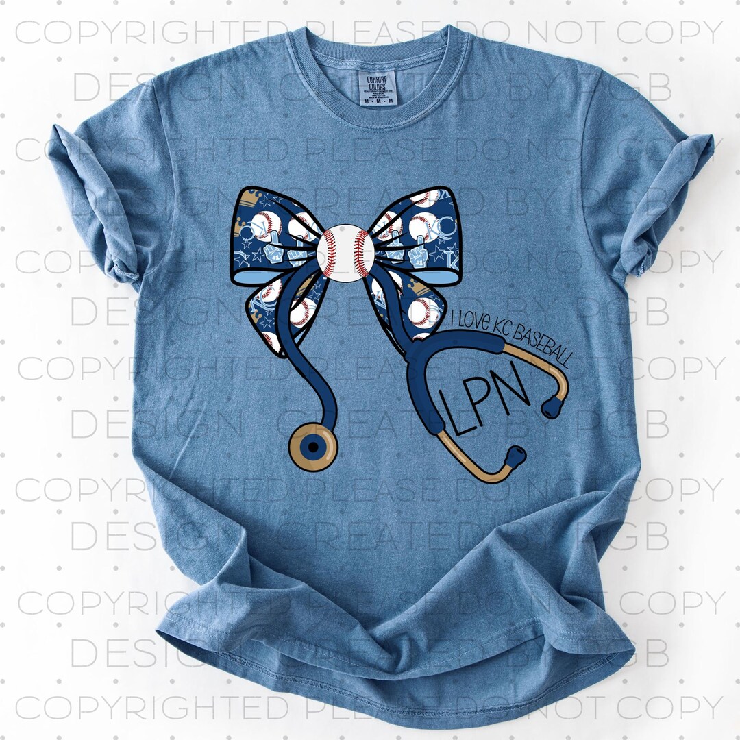 Nurse KC Baseball PNG Instant Download Digital Design Tshirt Baseball ...