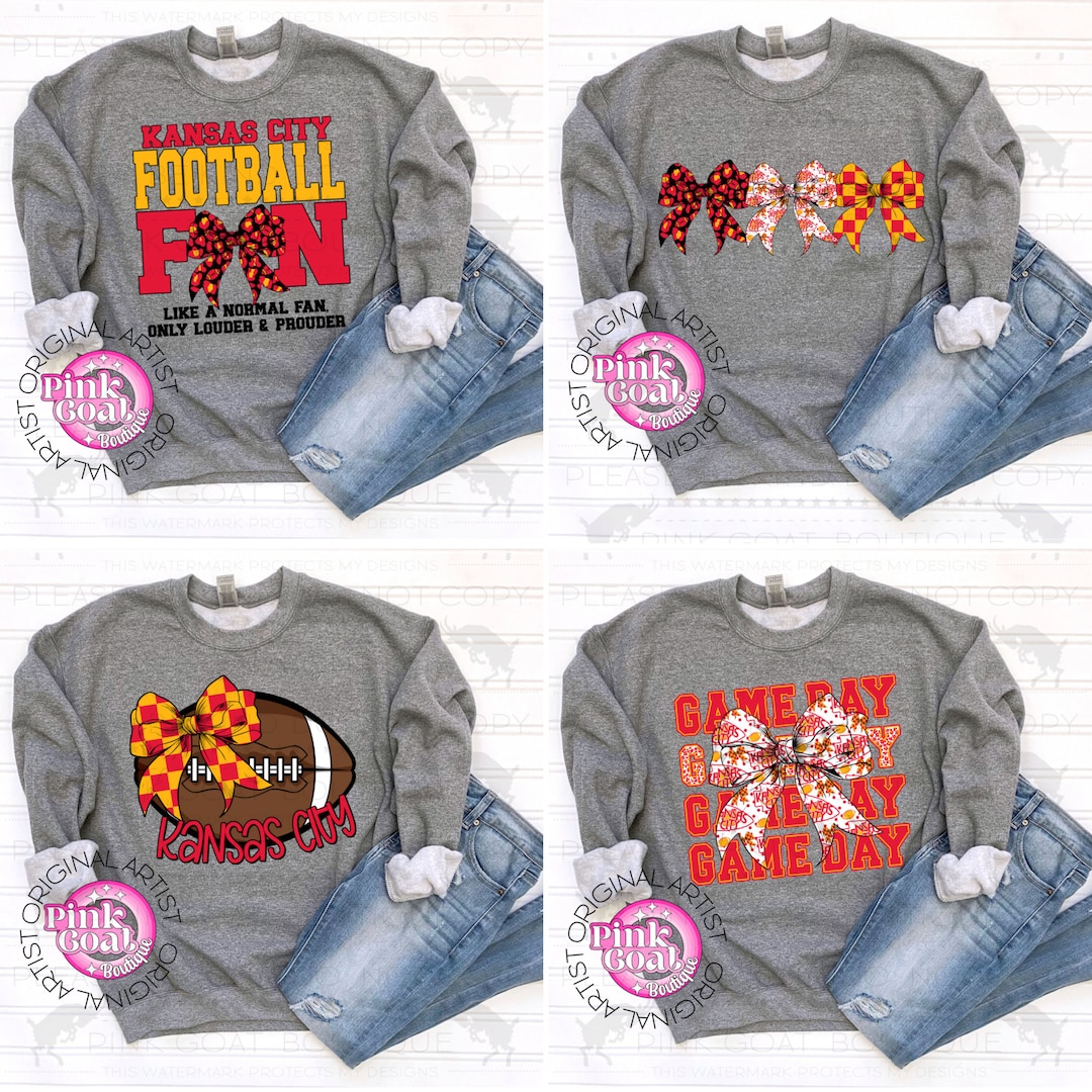 KC Football Game Day Collection PNG Image Instant Download Digital ...
