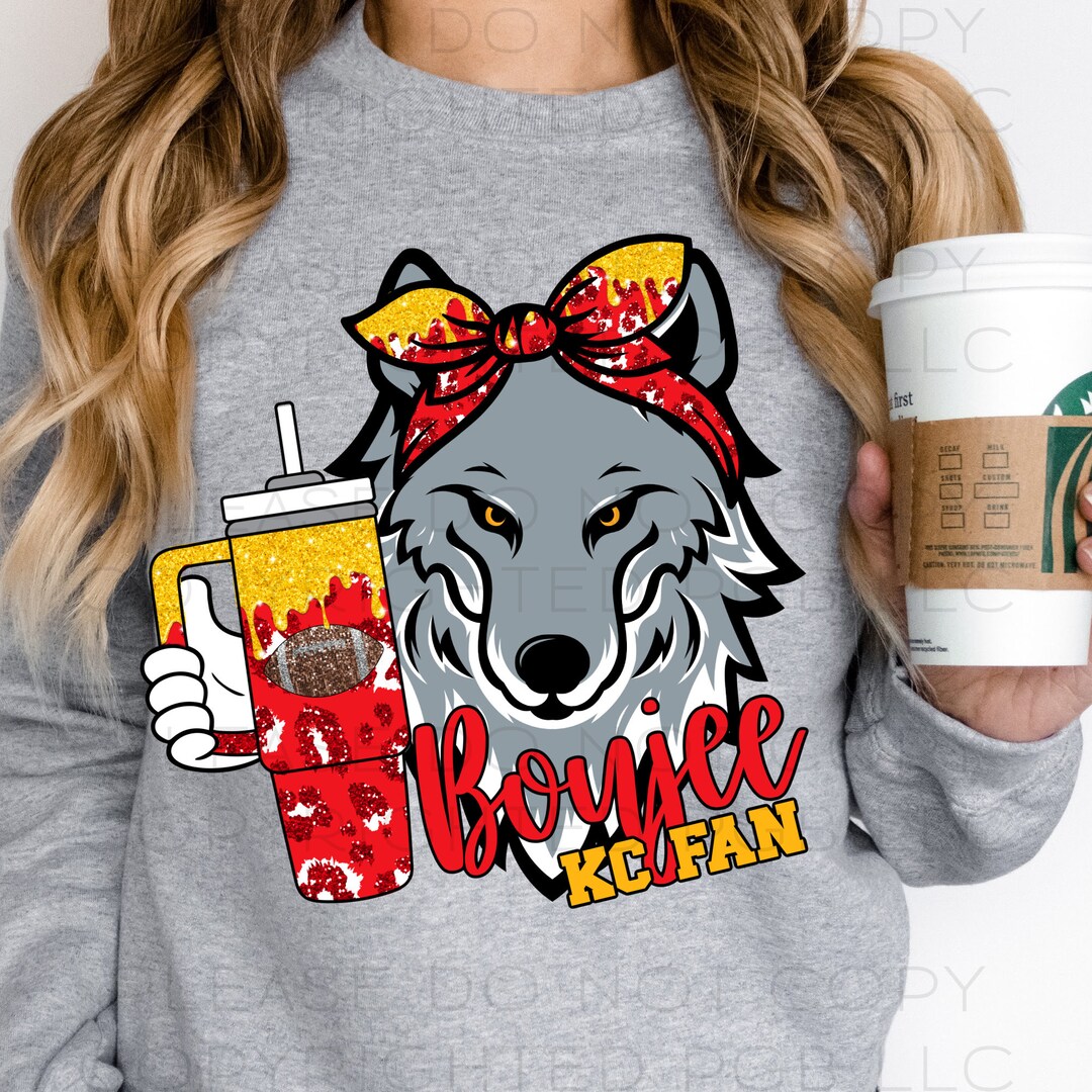 Boujee KC Fan Football PNG Waterslide Instant Download Sublimation ...