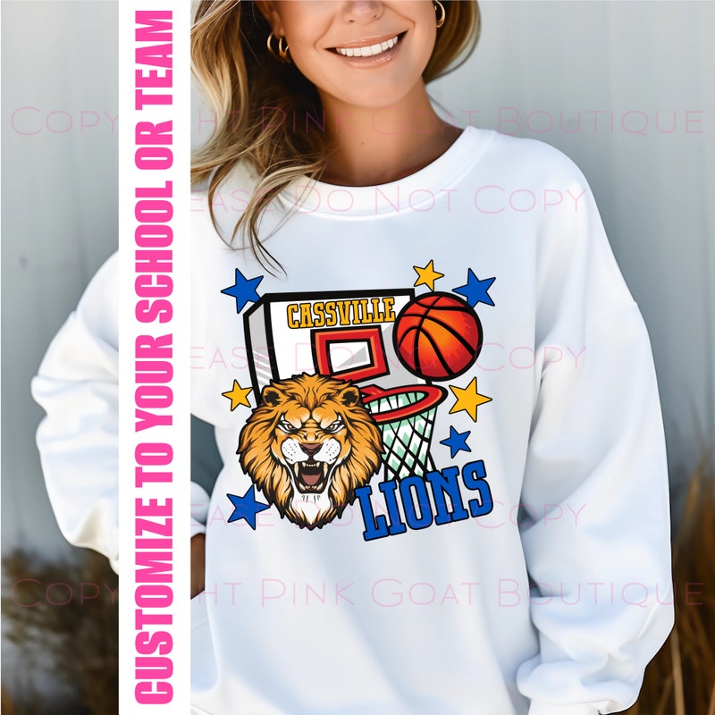 School Spirit Basketball Png - Etsy