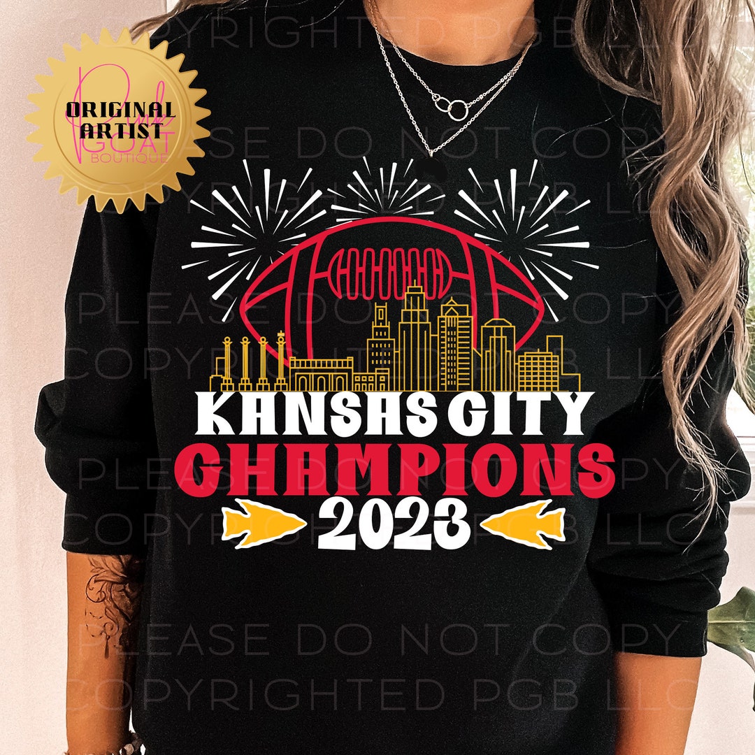 Kansas City Champions 2023 PNG Chiefs Sublimation Digital Design Decal ...