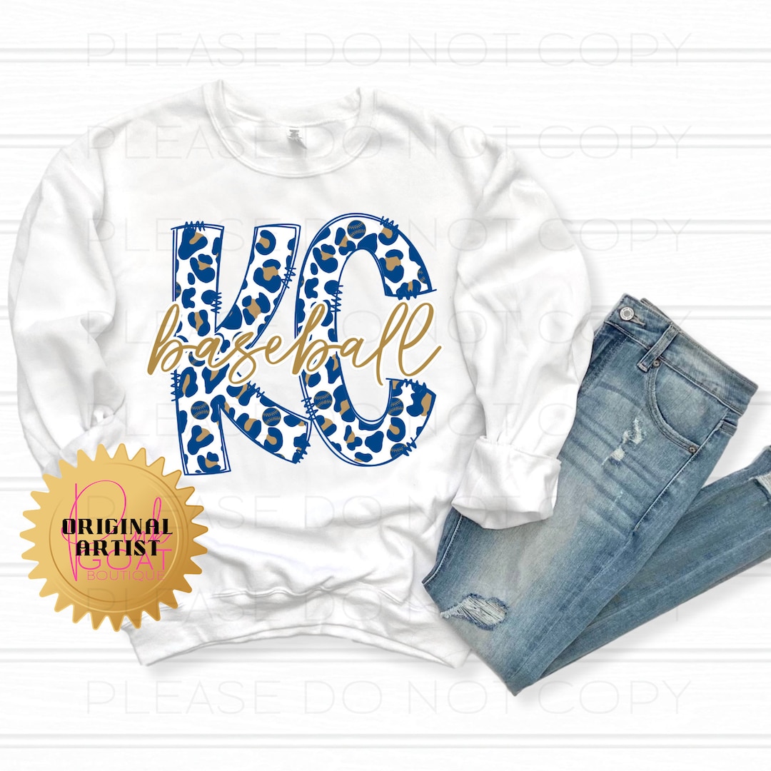 KC Baseball Leopard PNG, Kansas City Team Design (digital Download) - Etsy