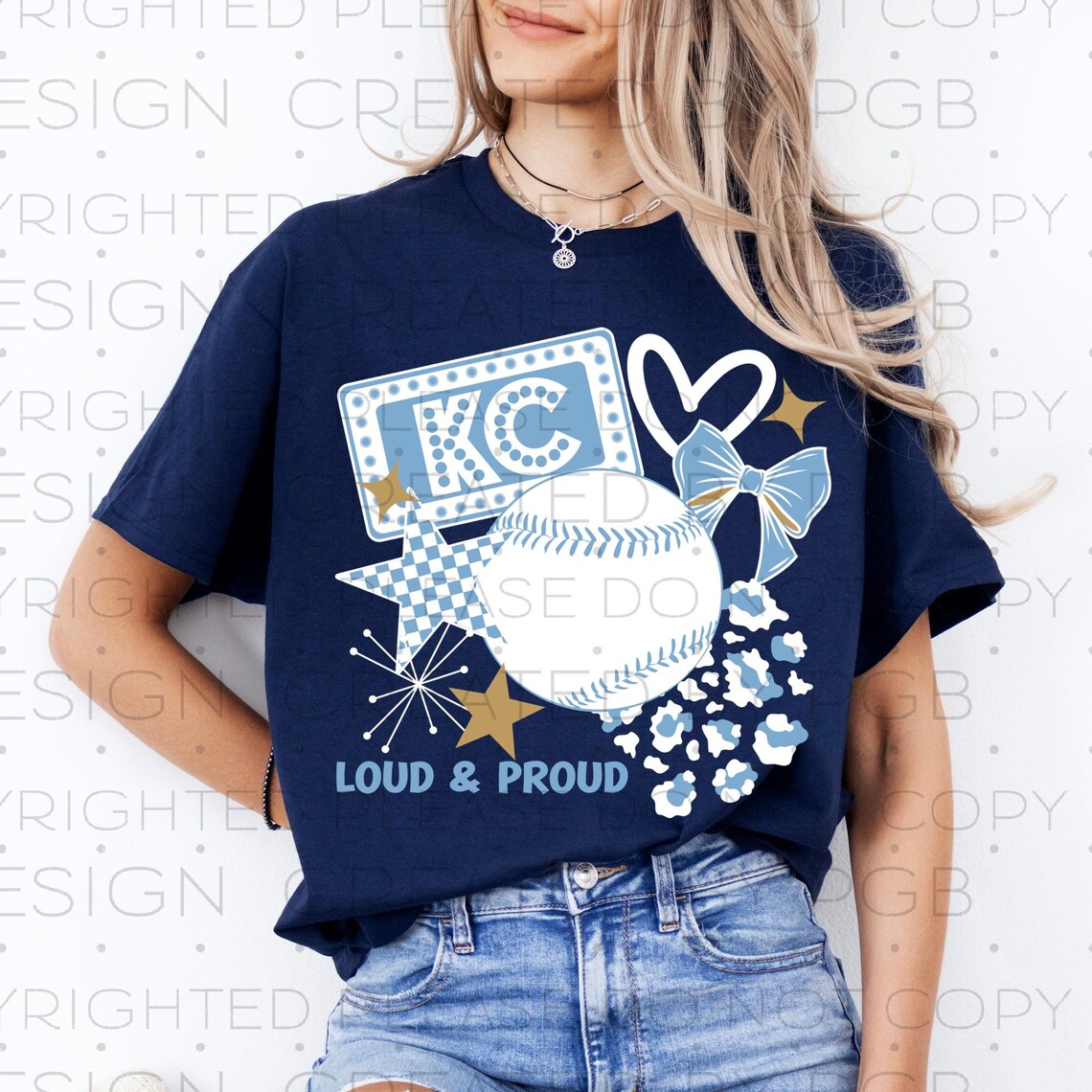 KC Baseball Leopard Collage PNG, Retro Team Design (digital Download ...