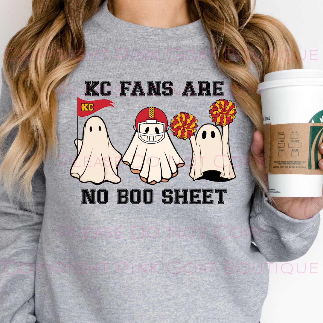 KC Fans Are No Boo Sheet PNG Instant Download Sublimation DFT T-shirt ...