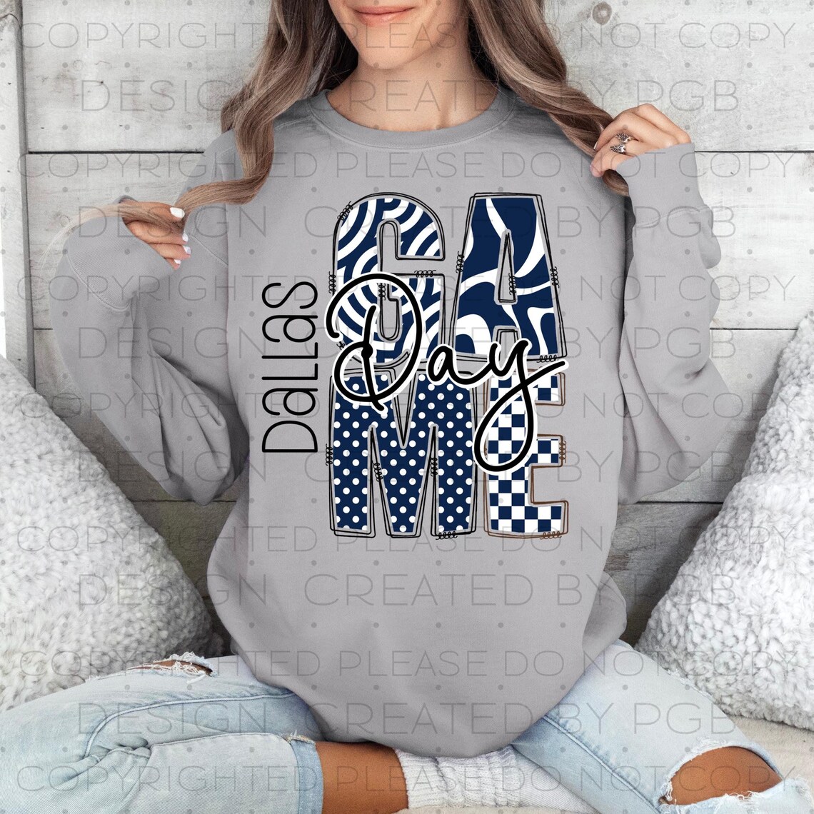 Game Day Dallas PNG Image Instant Download Sublimation Digital Design ...