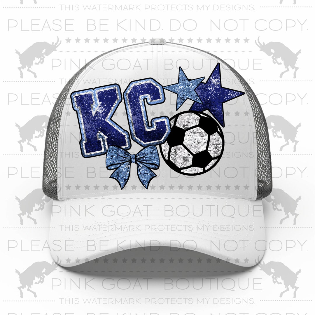 KC Soccer Faux Hat Patch PNG Instant Download Sublimation Digital ...