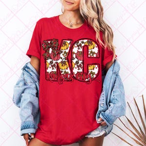 Kansas City Chiefs Football Pumpkin Bow PNG, T-shirt Design (digital ...