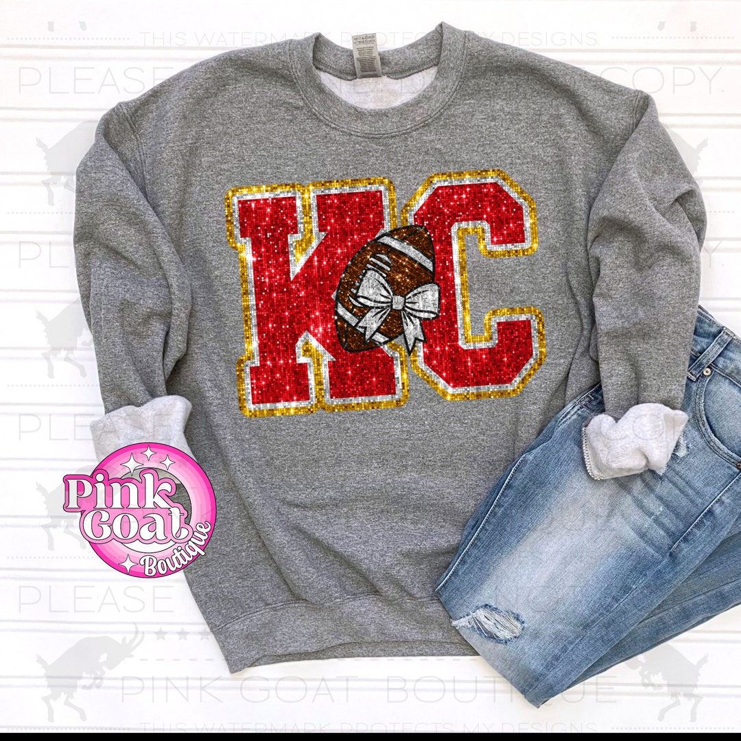KC Football PNG Instant Download Sublimation Digital Design Decal T ...