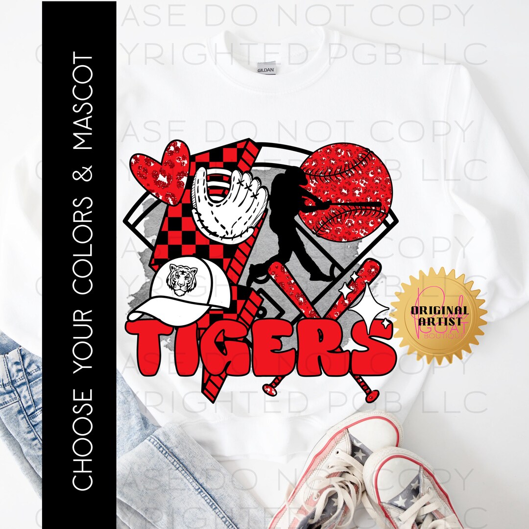 Custom Baseball Softball Digital Design PNG Spirit Wear Tshirt DFT ...