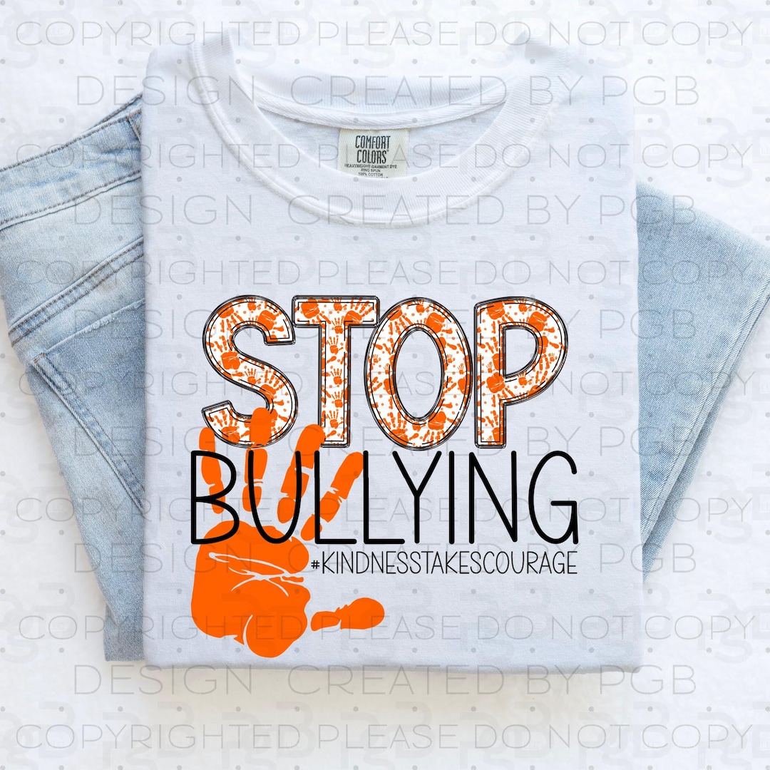 Stop Bullying PNG, Kindness Takes Courage Design (digital Download) - Etsy