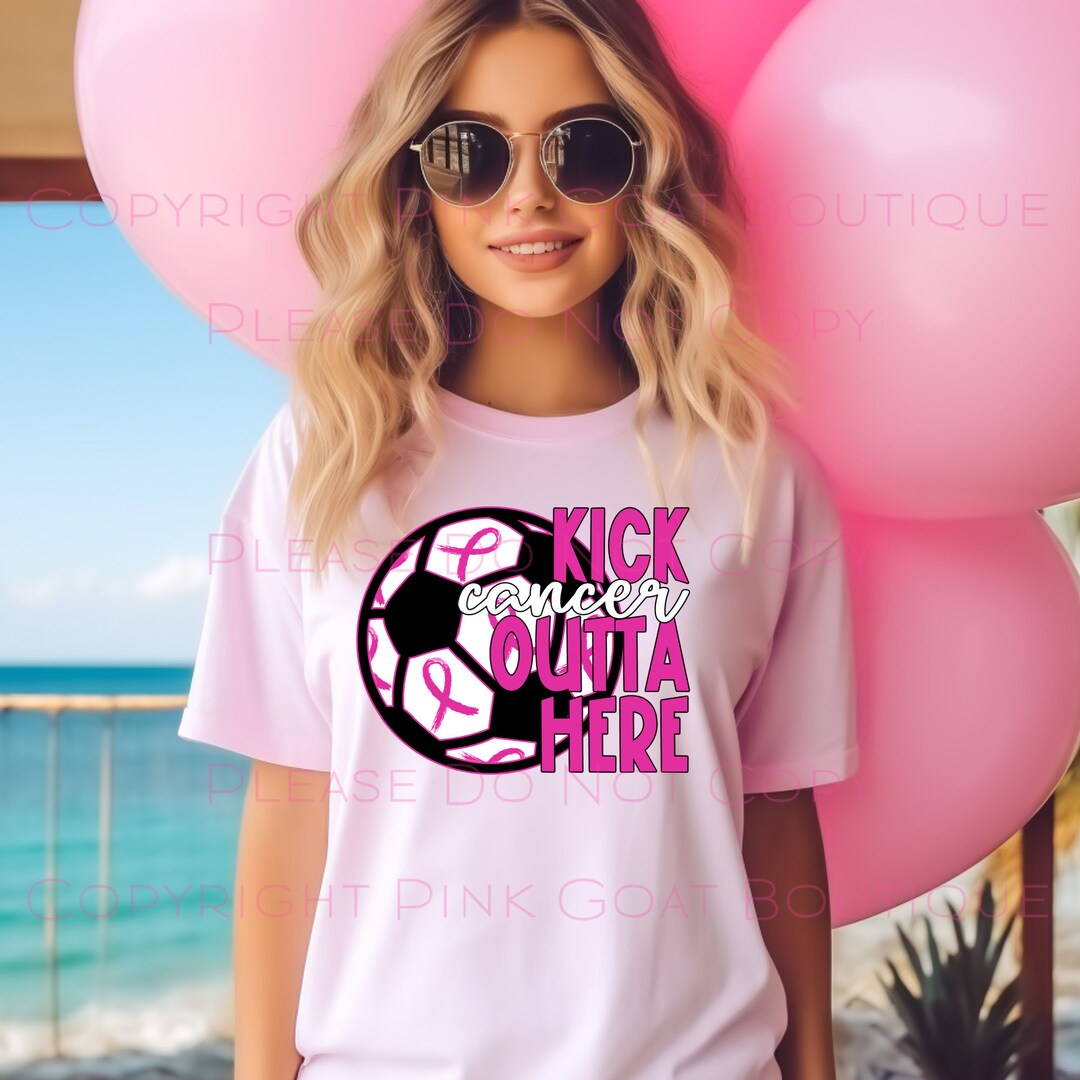 Breast Cancer Awareness Soccer PNG Waterslide Instant Download ...