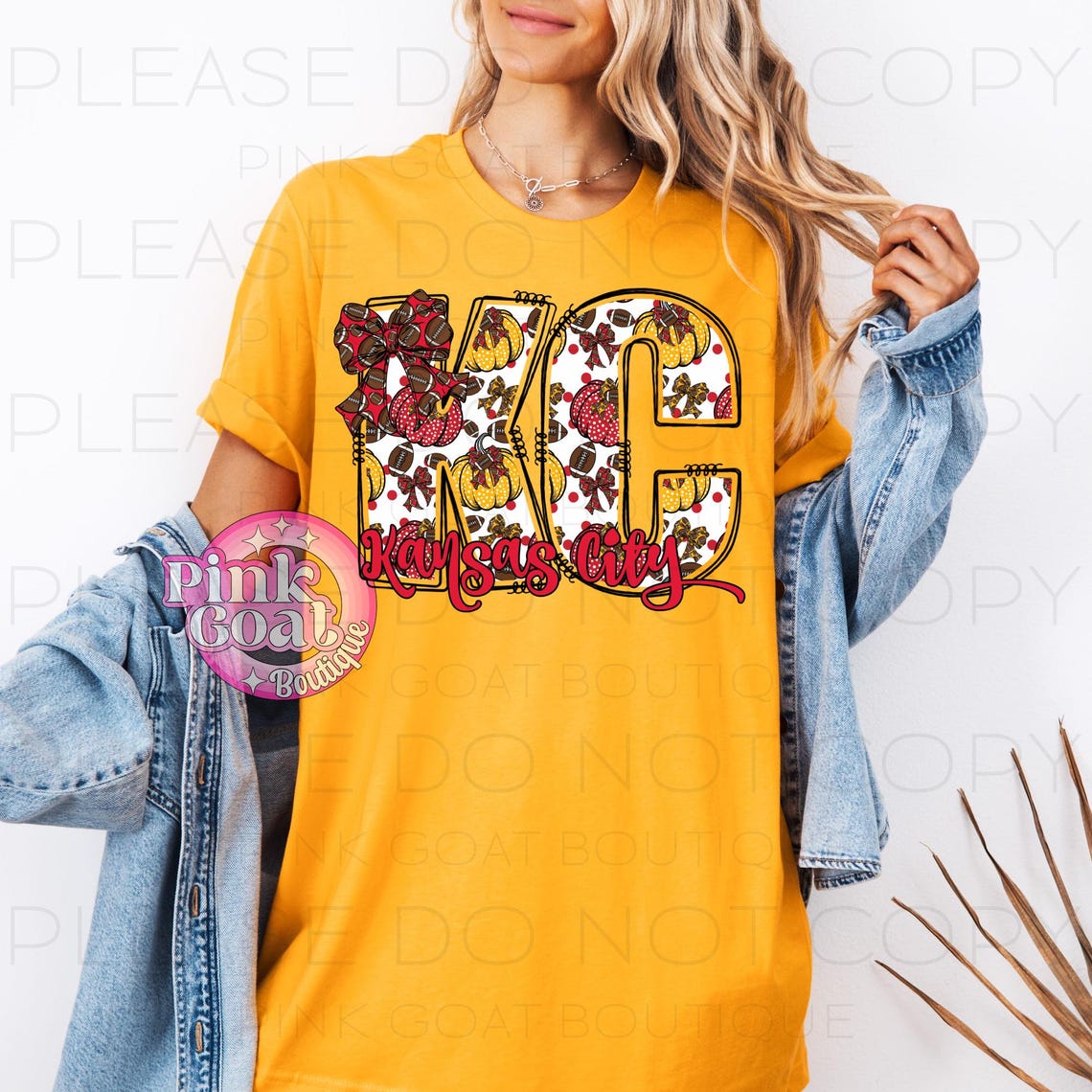 Kansas City Chiefs Football Pumpkin Bow PNG, T-shirt Design (digital ...