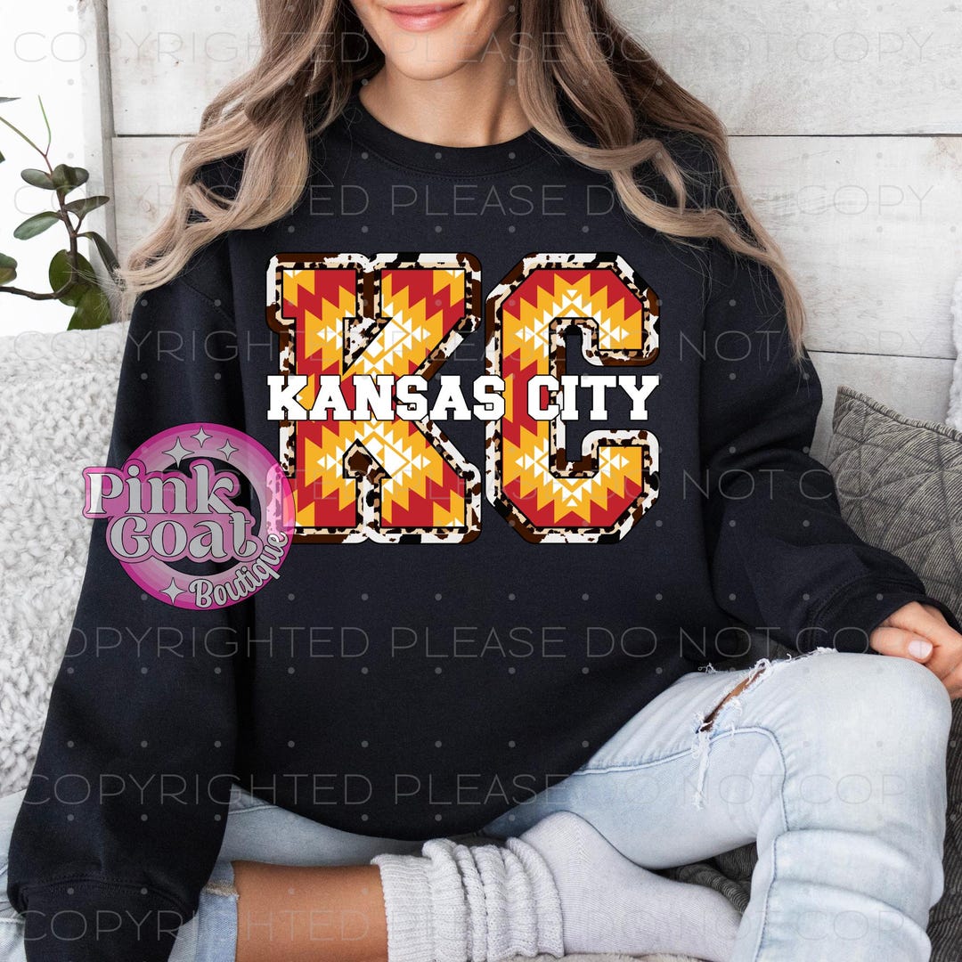 KC Kansas City PNG Digital Design T-shirt Football DFT Design Missouri ...