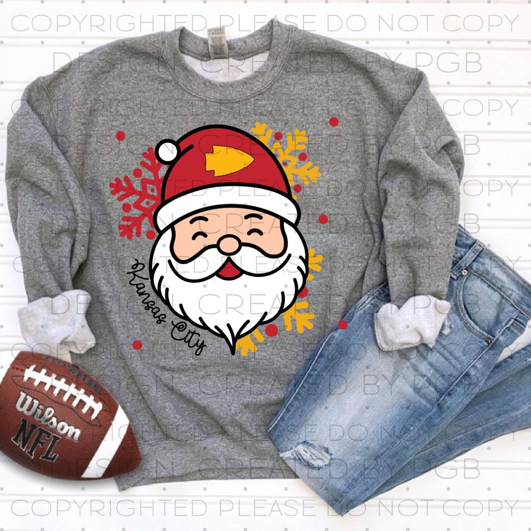 KC Santa PNG Image Instant Download Digital Design Decal T-shirt ...