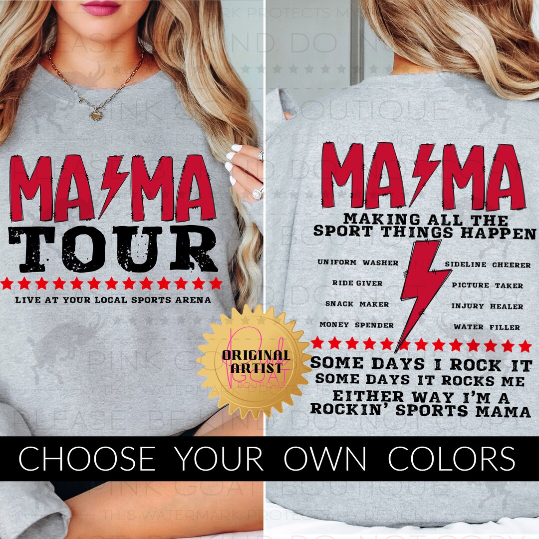 Sports Mama Tour PNG DFT Sublimation Digital Design Sports Choose ...