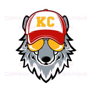 KC Football PNG Instant Download Sublimation Digital Design Decal T ...