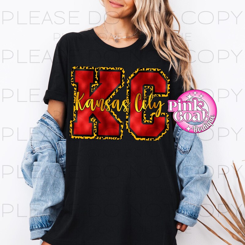 Kc Chiefs Leopard Png - Etsy