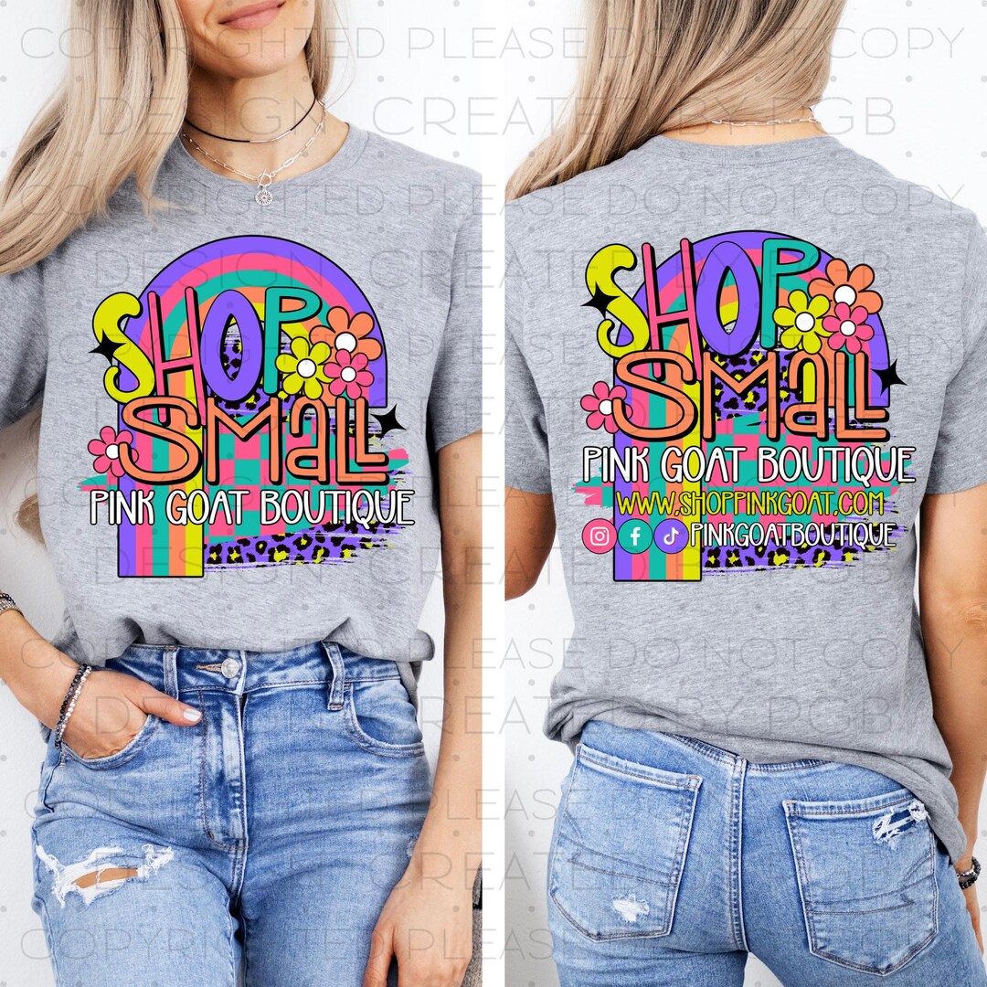 Custom Shop Local Small Business PNG Instant Download Sublimation ...